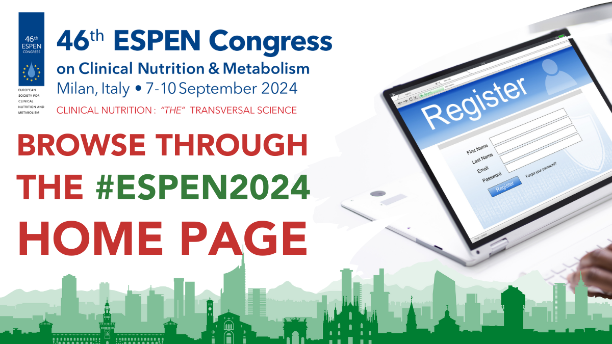 ESPEN 2024 Congress| 7 - 10 September Milan
